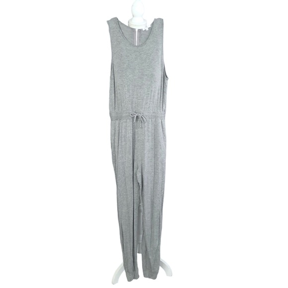 anistar | Pants & Jumpsuits | Anistar Heather Gray Sleeveless Jumpsuit Size L | Poshmark